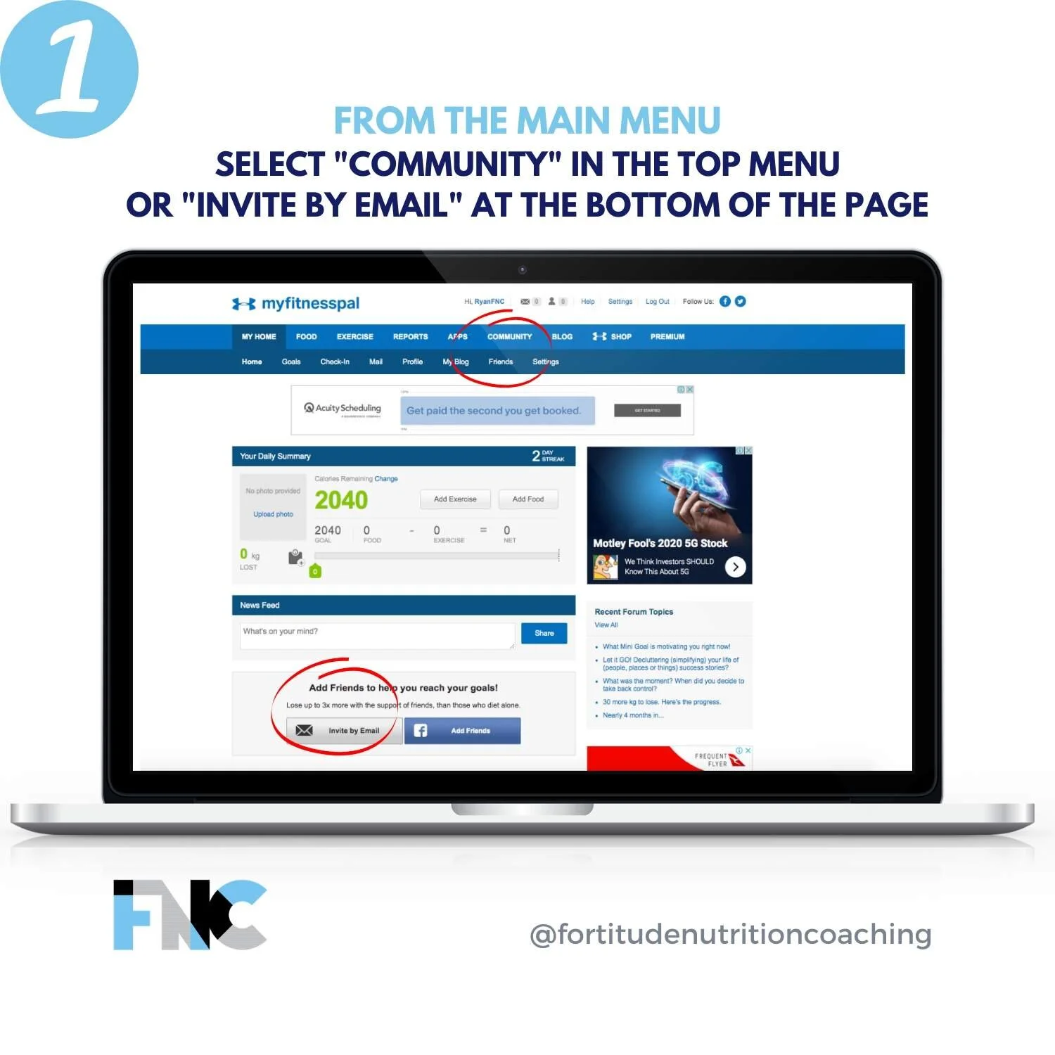 Fortitude Nutrition Coaching - LaptoLaptop/PC Guide: How to add your ...