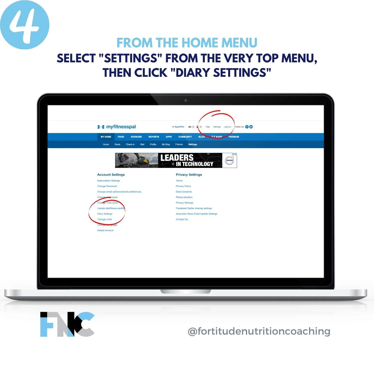 Fortitude Nutrition Coaching - LaptoLaptop/PC Guide: How to add your ...