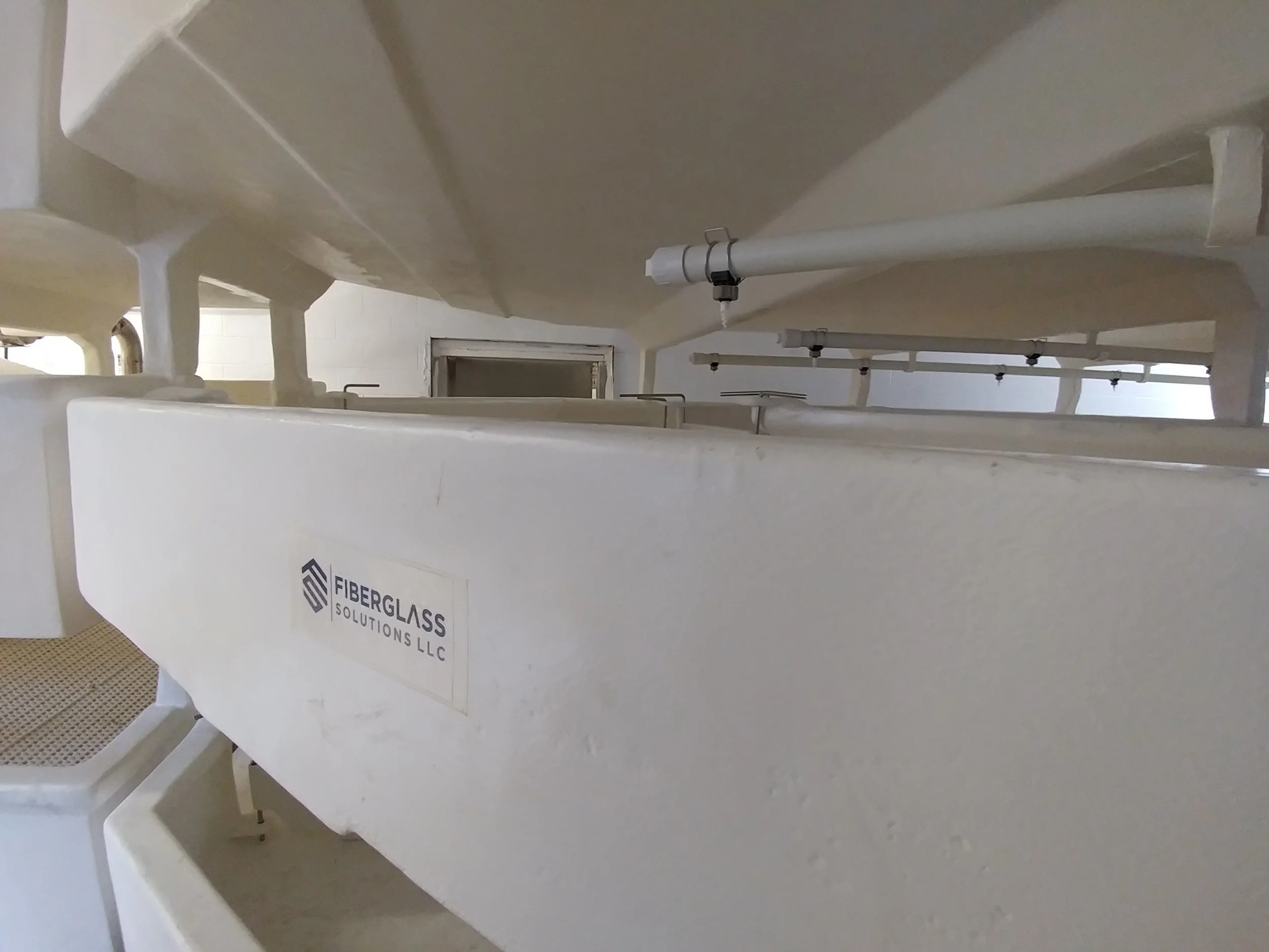 Custom 3-Tier Brine System — Fiberglass Solutions