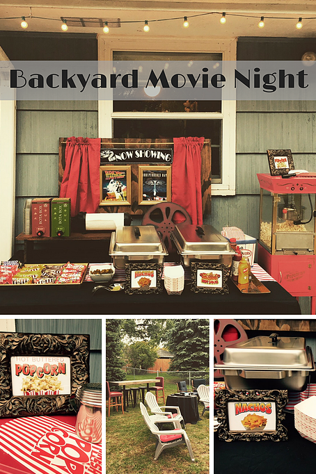 Now Showing: A DIY Backyard Movie Night — Legally Crafty Blog