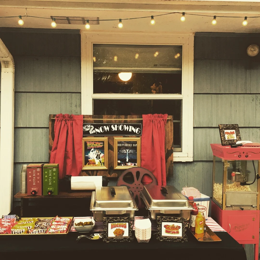 Now Showing: A DIY Backyard Movie Night — Legally Crafty Blog