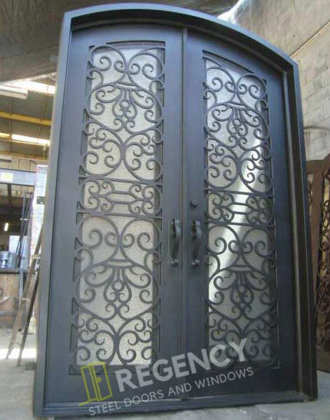 Wrought Iron Steel Entry Doors and Windows — Regency Steel Doors and ...