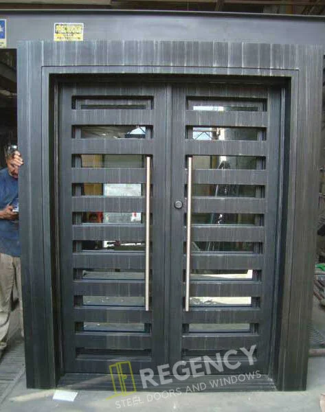 Wrought Iron Steel Entry Doors and Windows — Regency Steel Doors and ...
