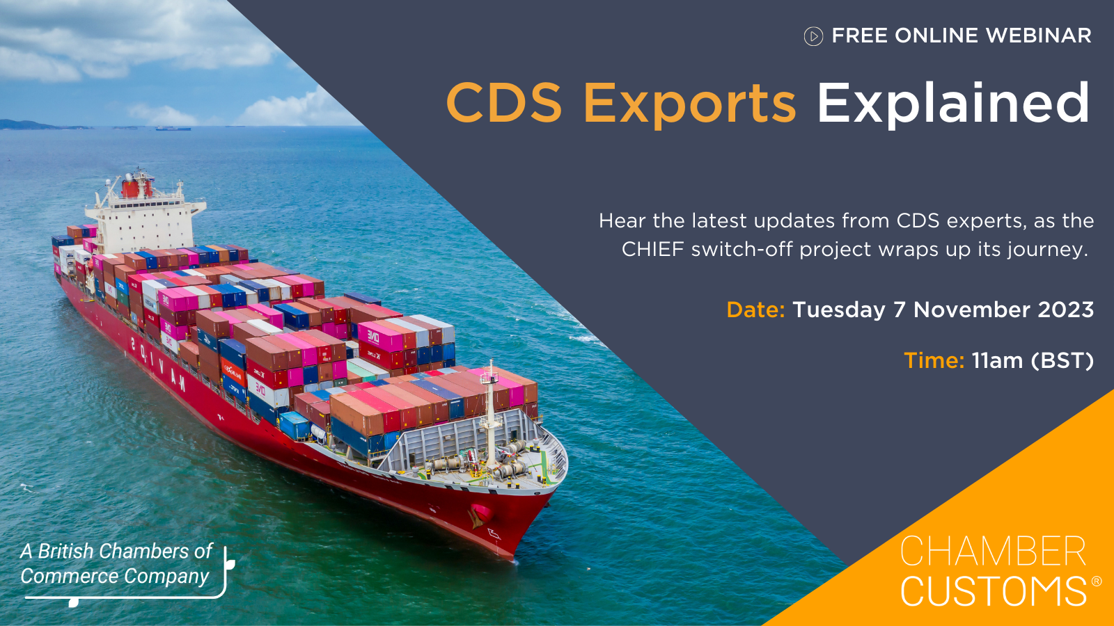 International Trade Week - CDS Exports Explained — ChamberCustoms ...