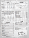 Menu — Gisella's Ristorante