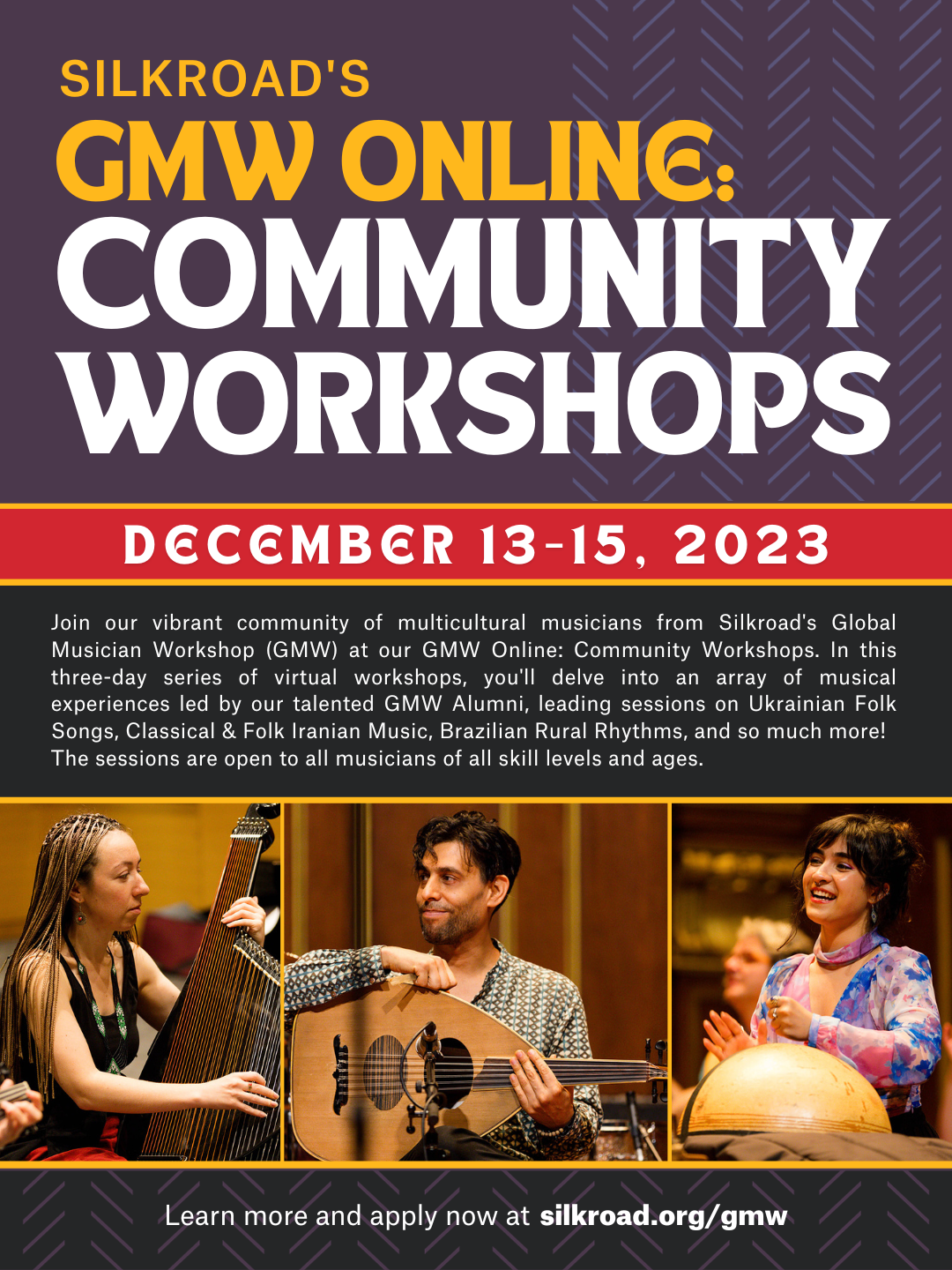 GMW Online: Community Workshops 2023 — Silkroad