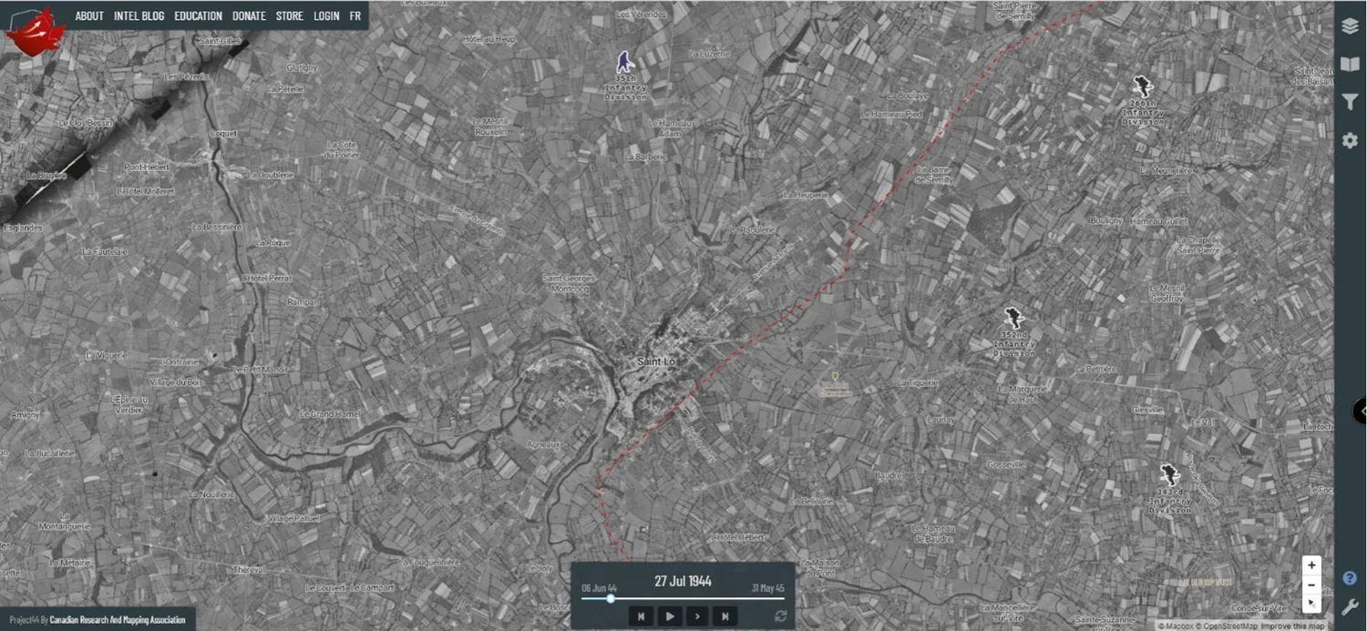 Mapping the European Theater of Operations — Project '44