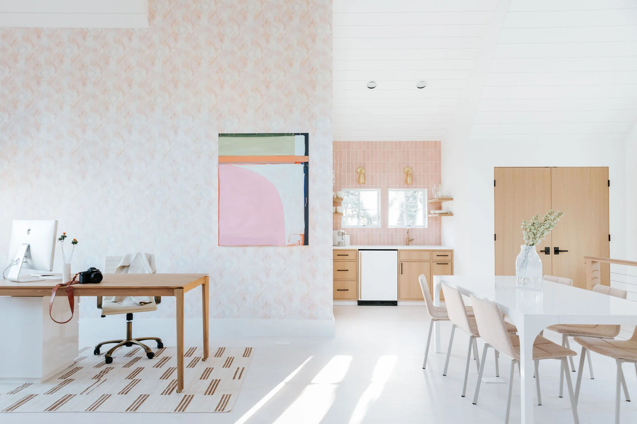 Foreside Refined Studio Loft — Samantha S. Pappas Design