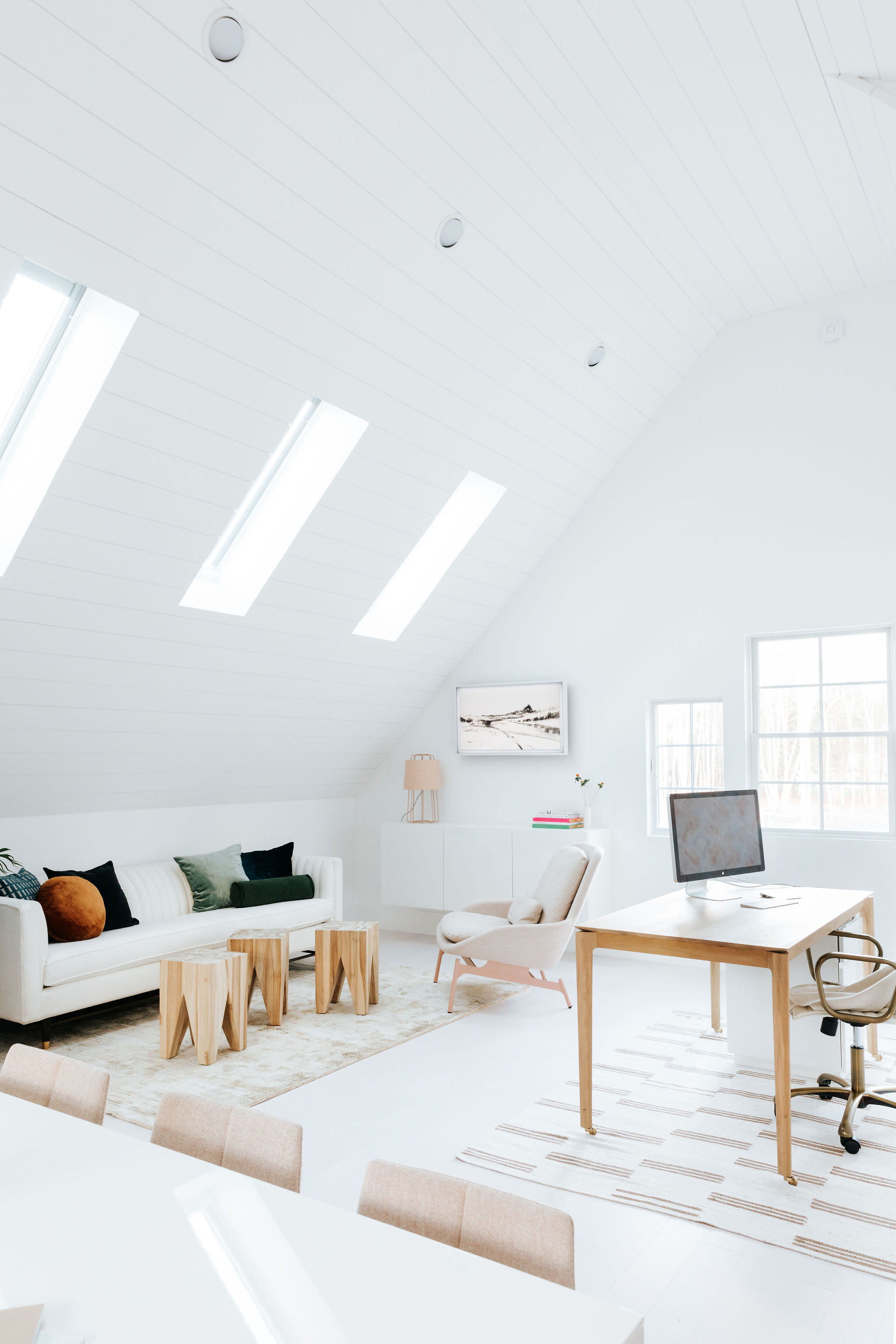 Foreside Refined Studio Loft — Samantha S. Pappas Design