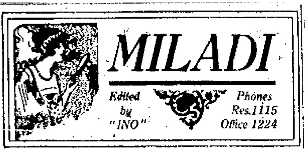 Oh, Miladi! History of the Women's Section in the Lethbridge Herald ...