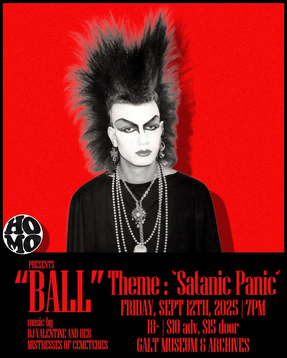 Homo Presents: Ball | theme, "Satanic Panic" — Galt Museum & Archives