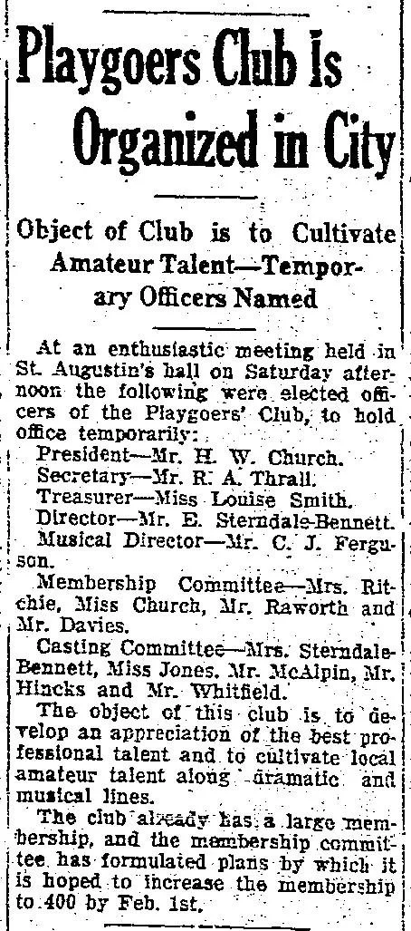 A Role for Everyone: Playgoers of Lethbridge Exhibit Launch, August 21 ...