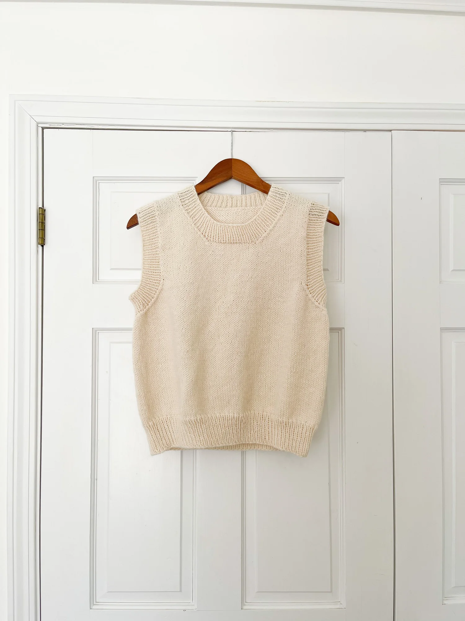 Simple Sweater Vest Knitting Pattern | Open Trails Worsted Weight ...