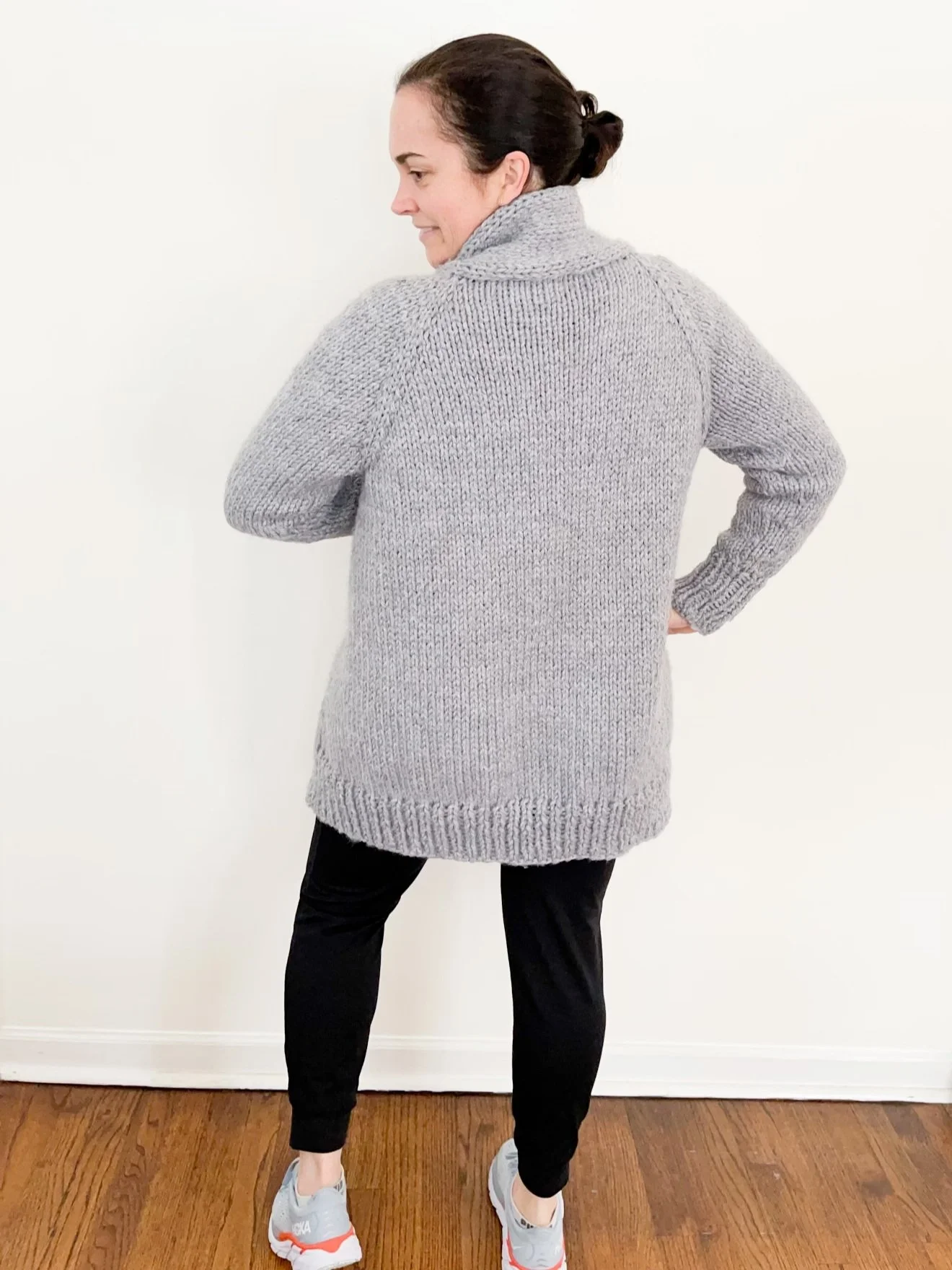 Shawl Collar Cardigan Knitting Pattern + Tutorial | Openlands Sweater ...