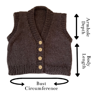 Easy Chunky V Neck Sweater Vest Knitting Pattern Tutorial Wildwood