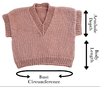 Knit Oversized Chunky Slipover Vest Pattern + Video Tutorial — Ashley ...