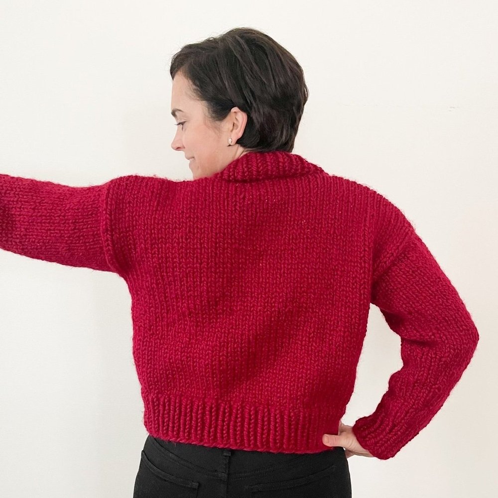 Simple Cozy Knit Sweater Pattern | Holiday Time Pullover — Ashley Lillis