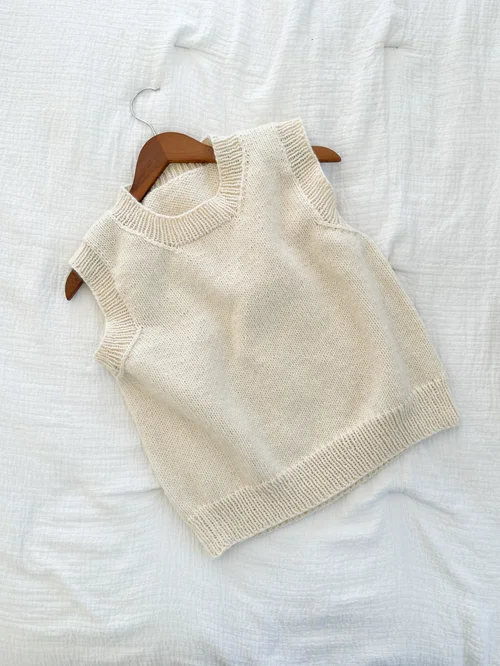Simple Sweater Vest Knitting Pattern | Open Trails Worsted Weight ...