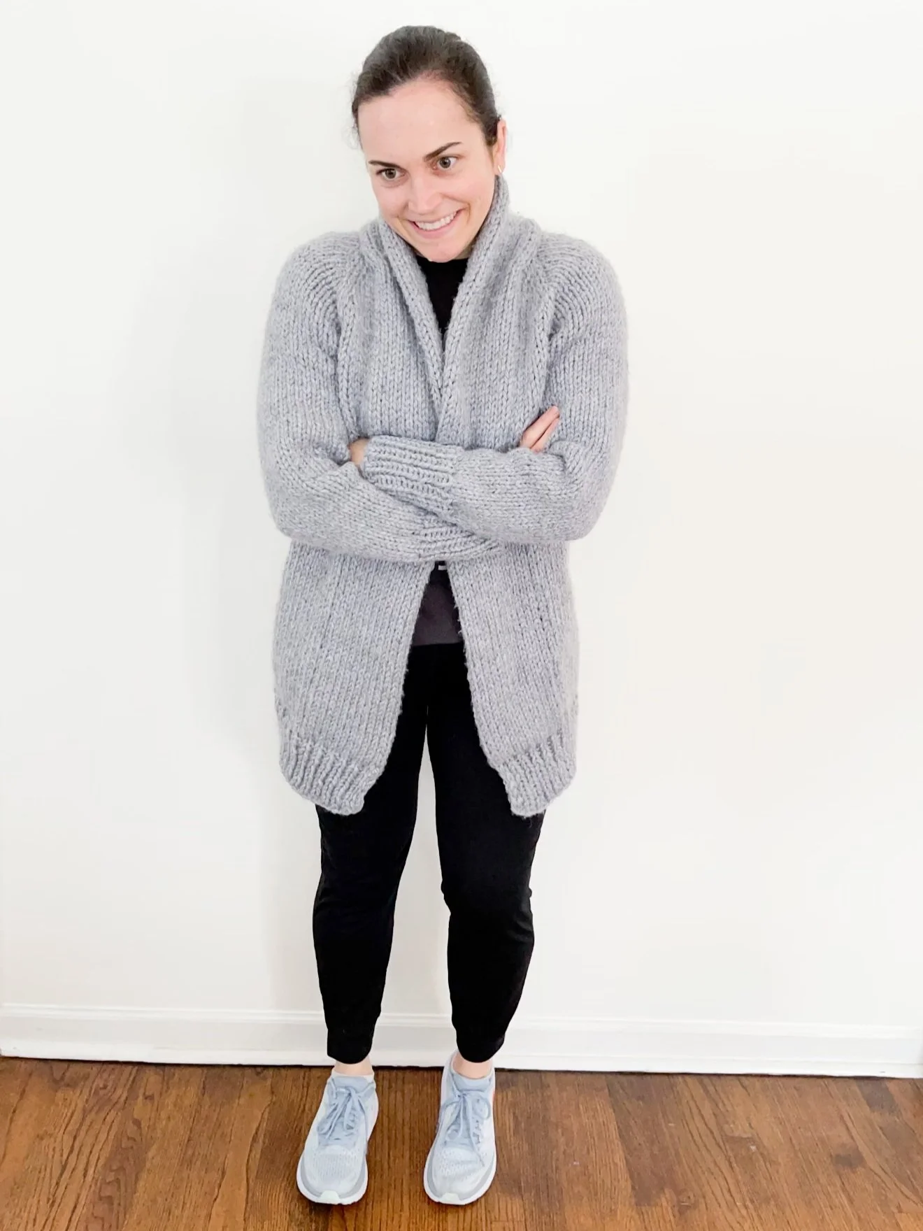 Shawl Collar Cardigan Knitting Pattern + Tutorial | Openlands Sweater ...