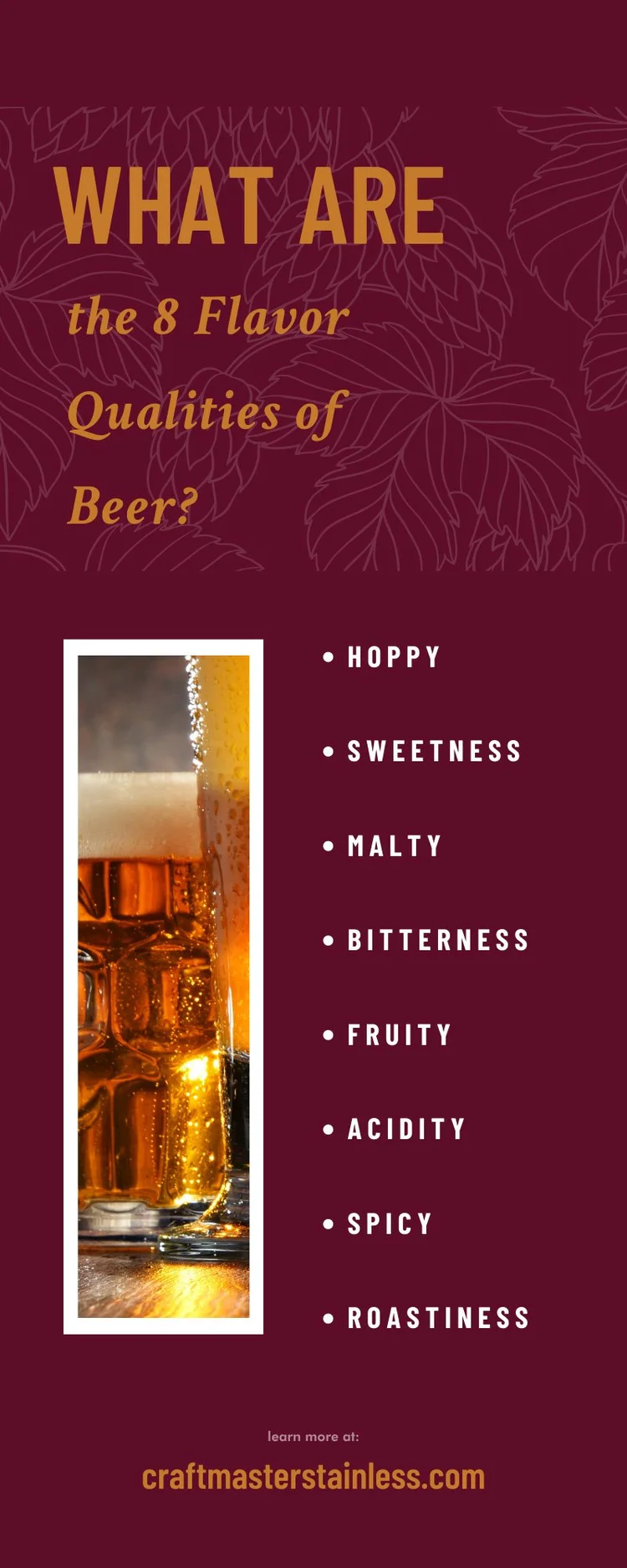 What Are the 8 Flavor Qualities of Beer?