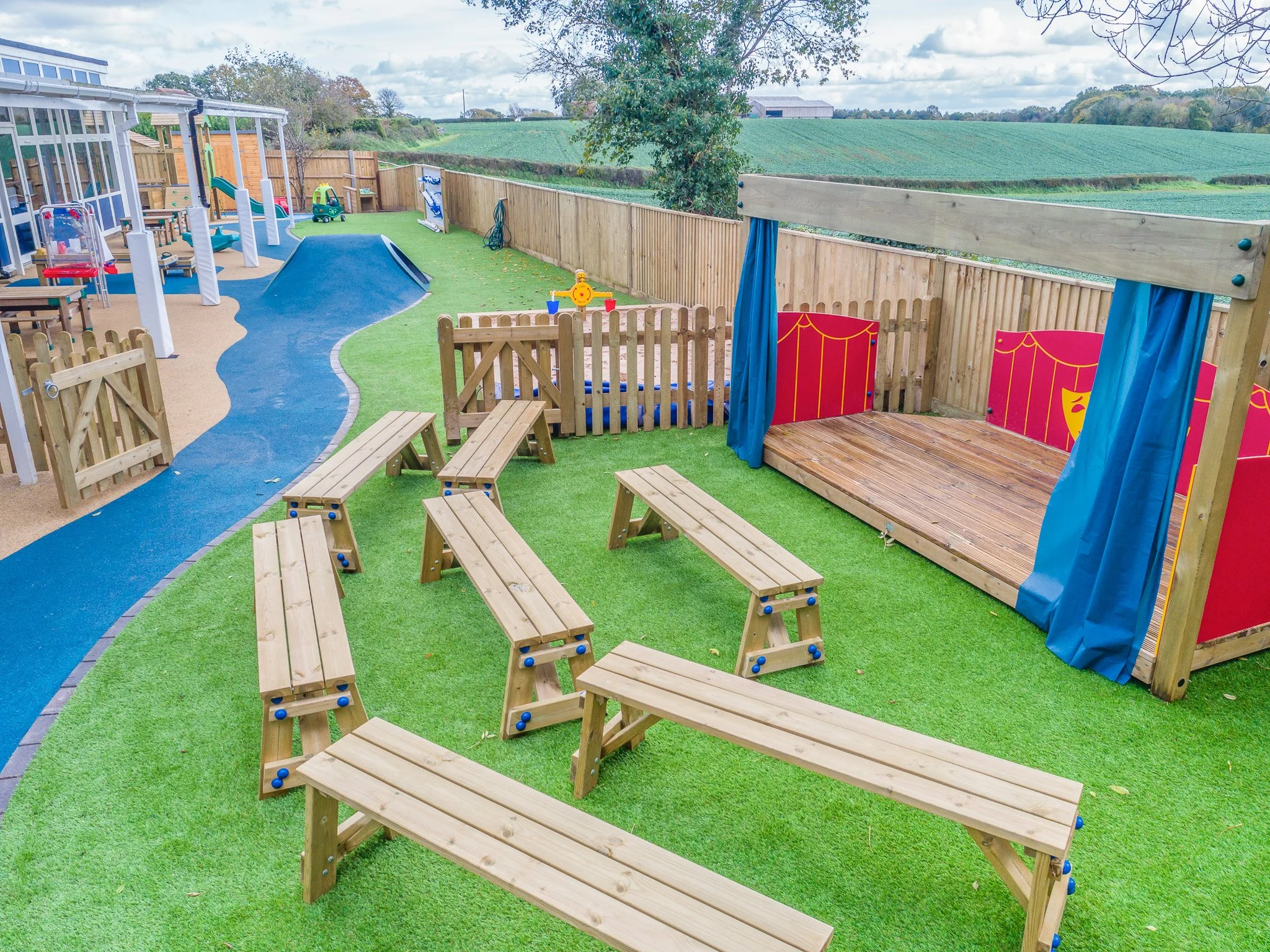 Outdoor Early Years Play & Learning Area Construction — Valley Projects