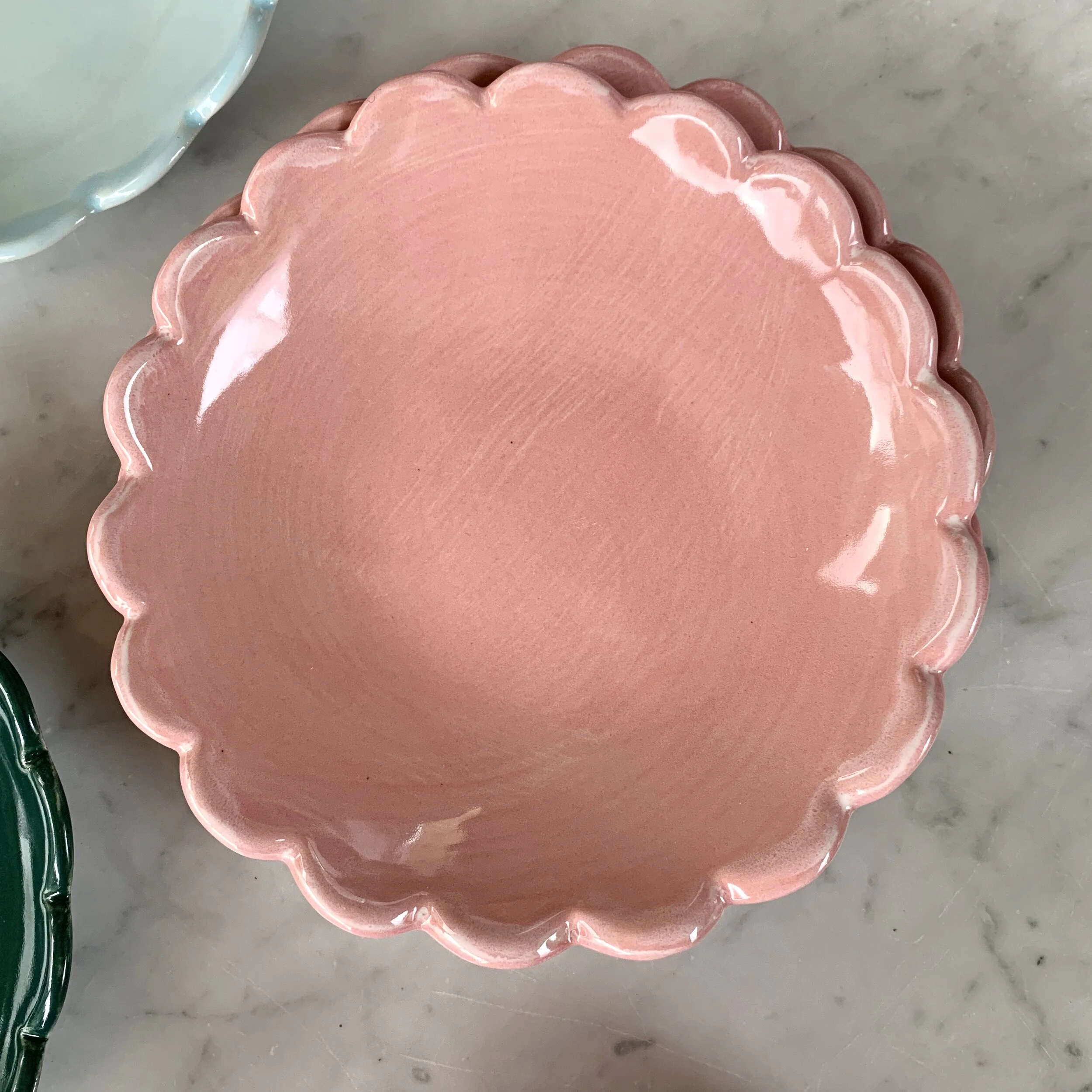 Scalloped Edge, Tableware, ceramic, Pottery — KCHossack Pottery