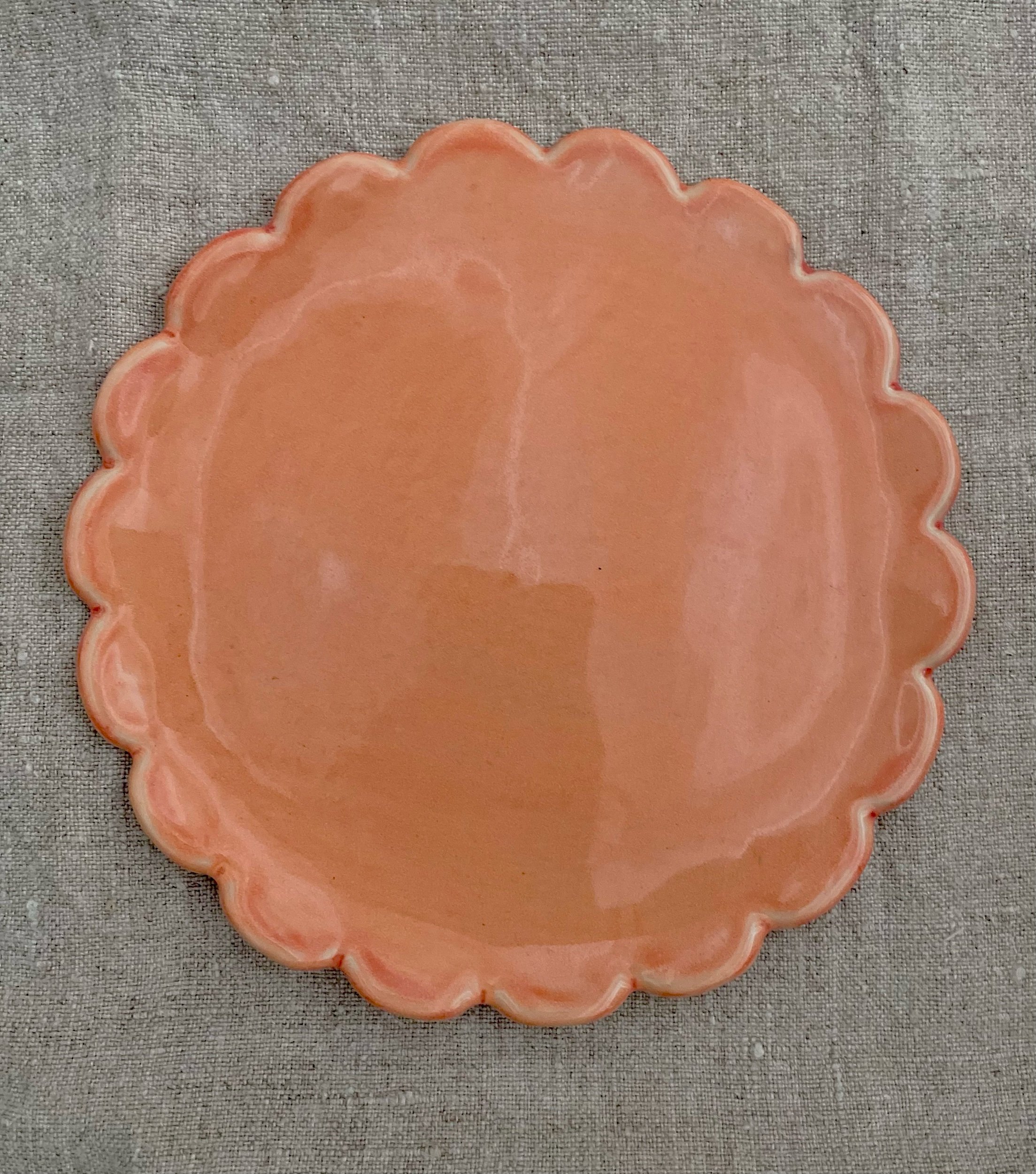 Scalloped Edge Tableware, Pottery, Ceramic — KCHossack Pottery