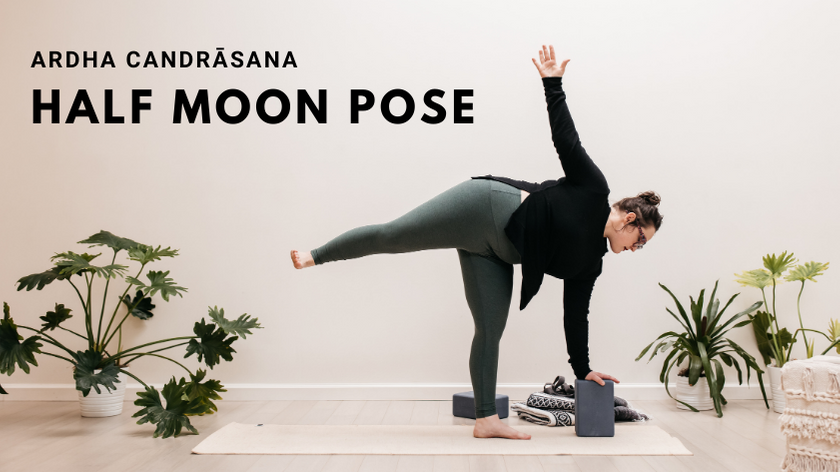 Richard Rosen's Asana Breakdown: Half Moon Pose — NEST YOGA