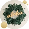 DIY Aloha Wreath — Pixels & Pop