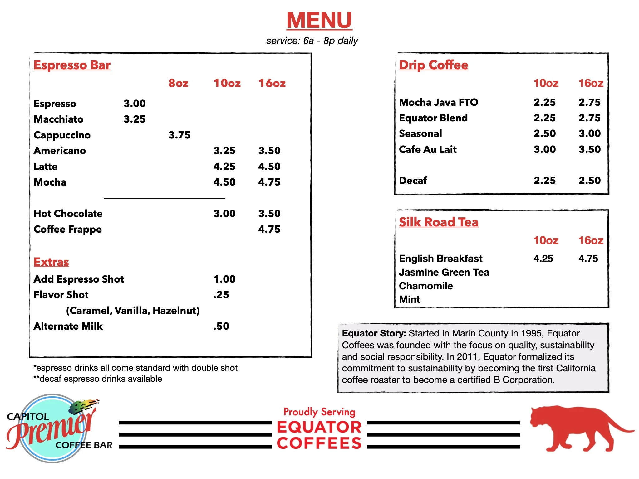 Drive-thru coffee bar — Capitol Premier Car Wash