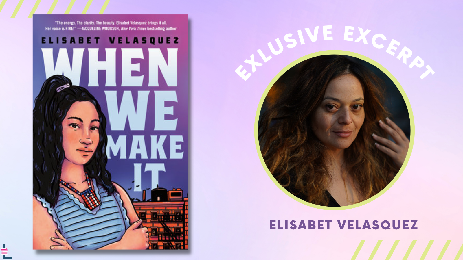 Exclusive Sneak Peek of Acclaimed Poet Elisabet Velasquez's debut, WHEN ...