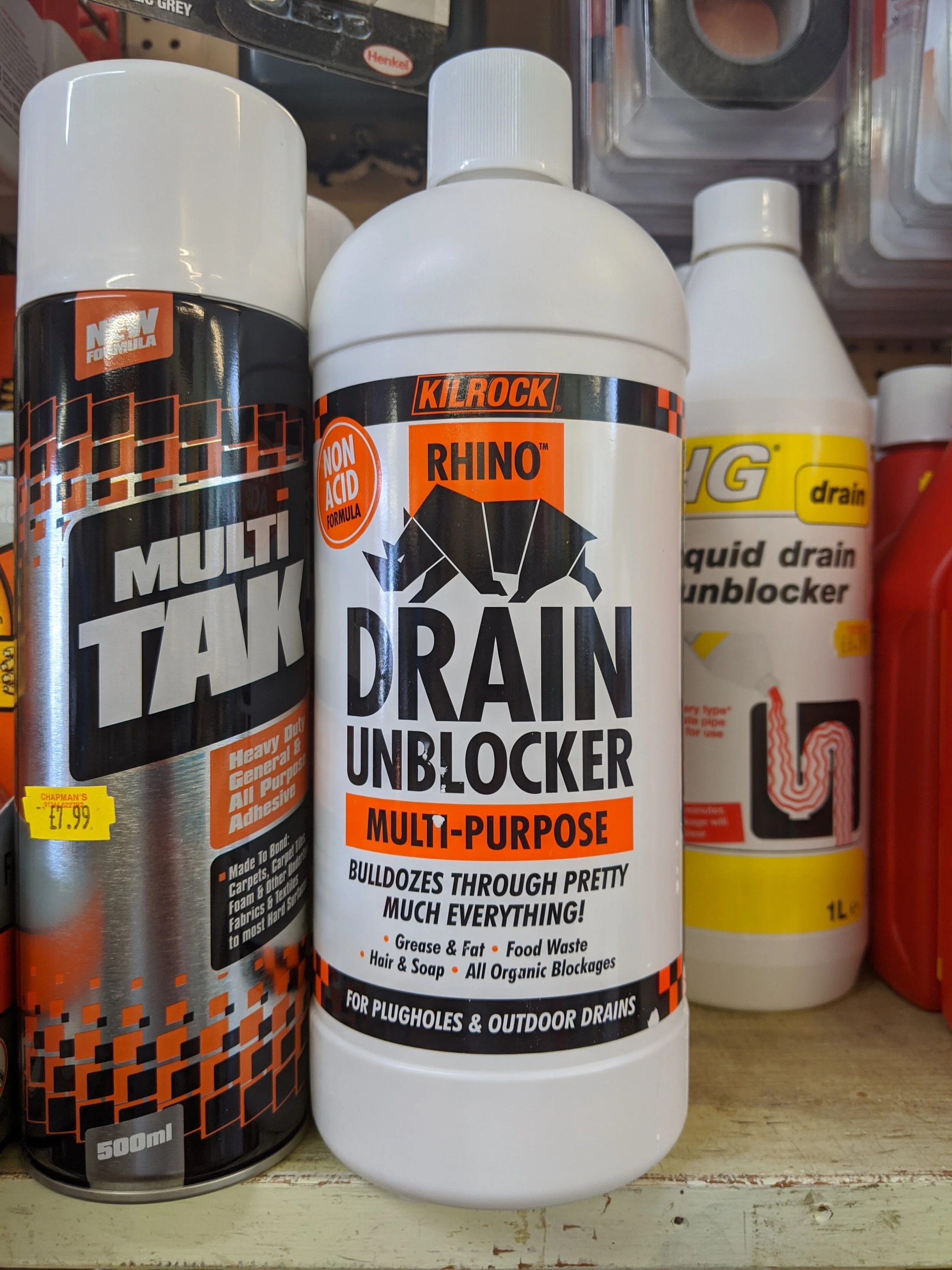 Rhino Multi-Purpose Drain Unblocker — Chapmans The Ironmongers