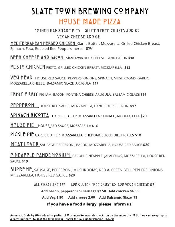 Welcome — Slate Town Brewing Company