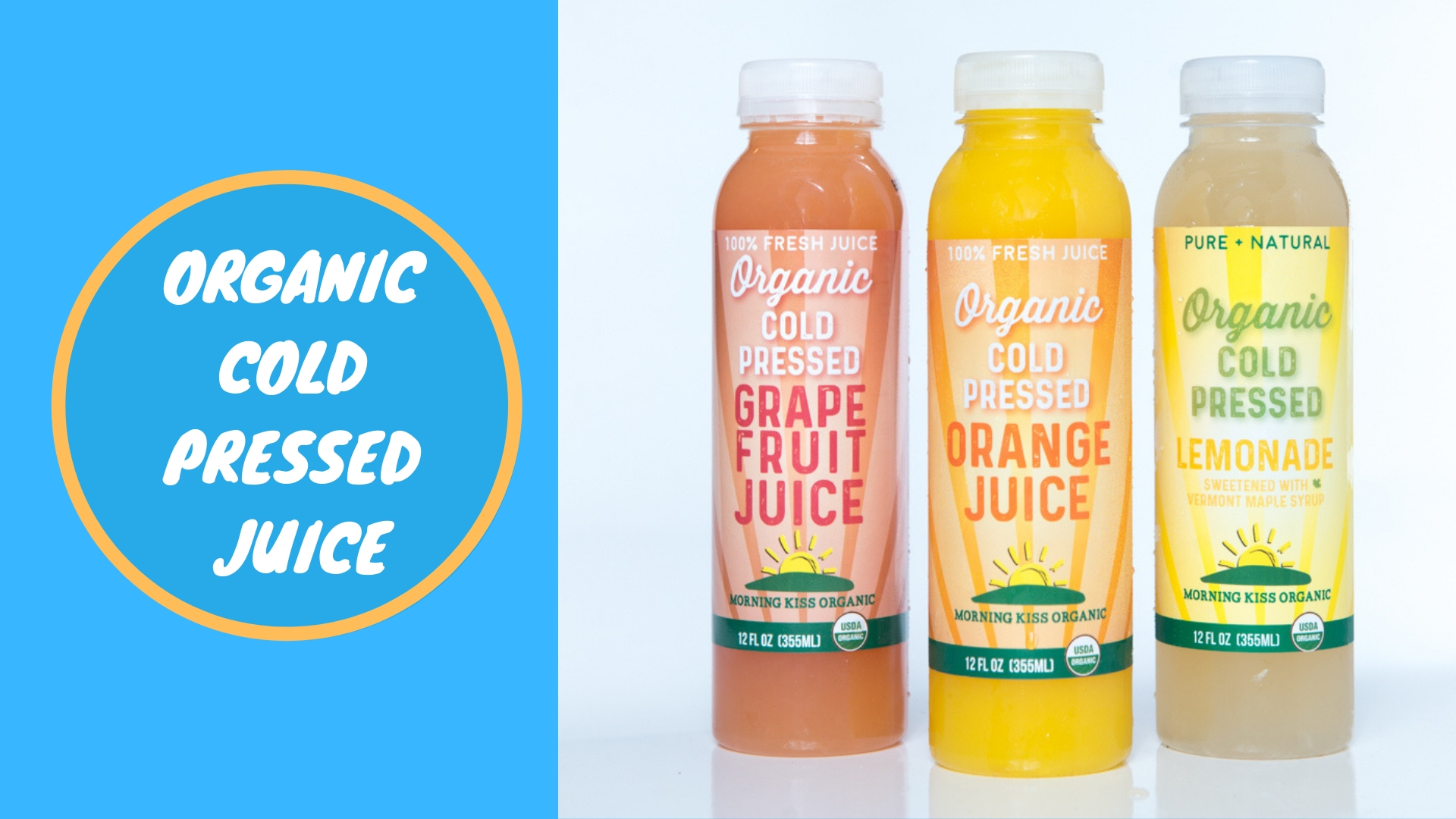 Cold-Pressed Juices — Morning Kiss Organic