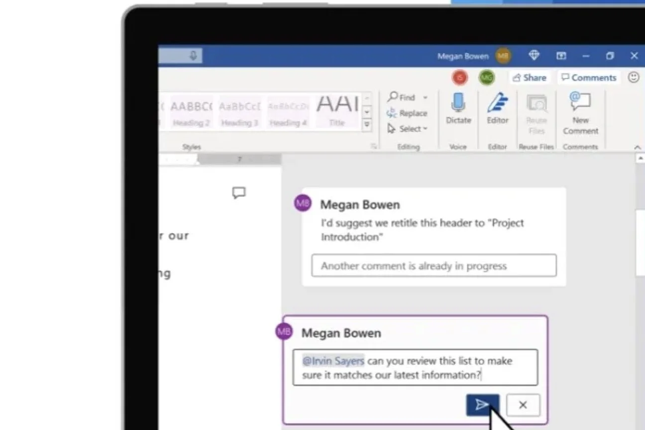 Nuevas funciones en comentarios llegan a microsoft 365 — Consultoría y ...