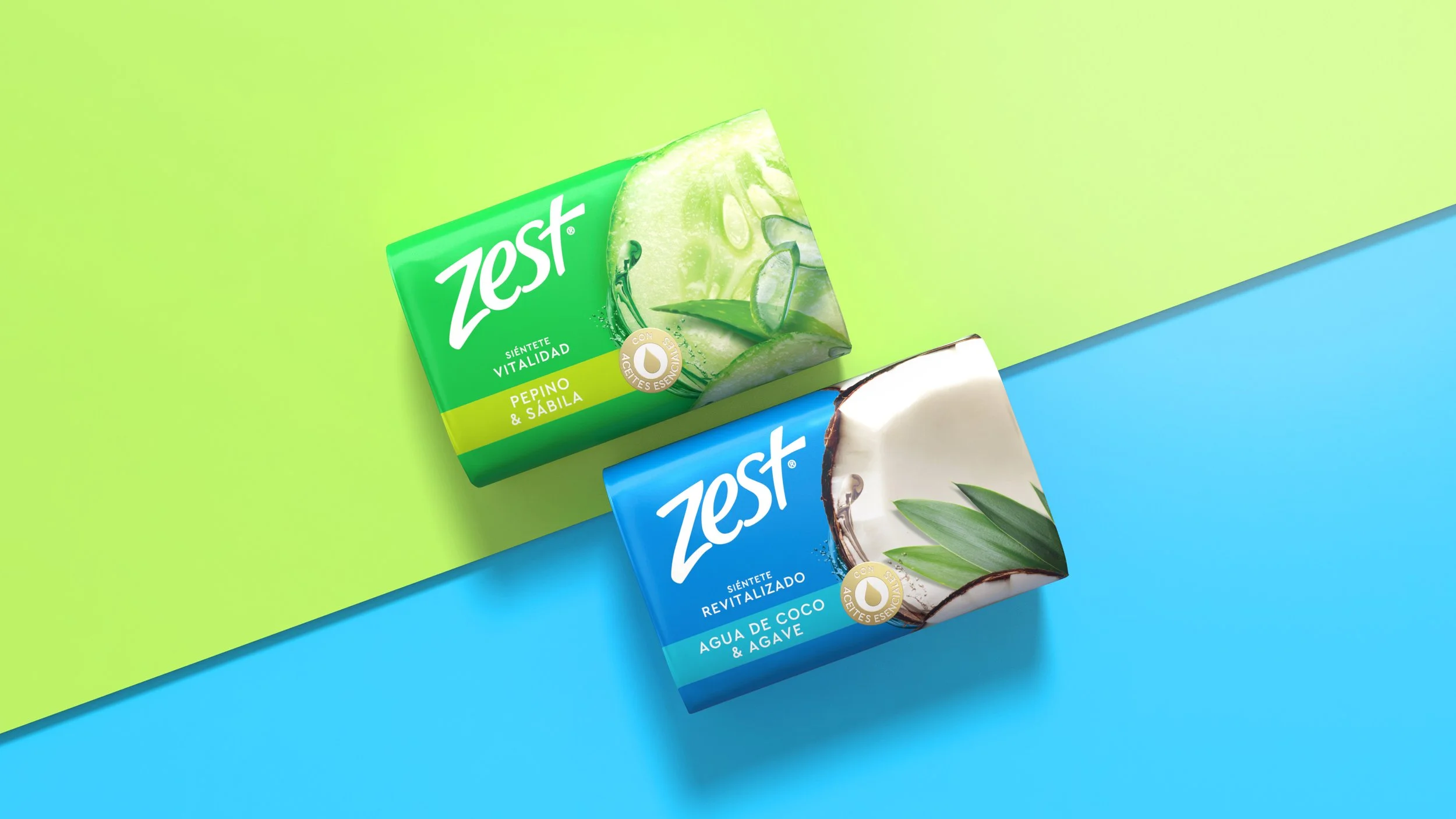 Zest Jabon Logo Zest® 16 Pack Bar Soap Refreshing Aqua Scent With