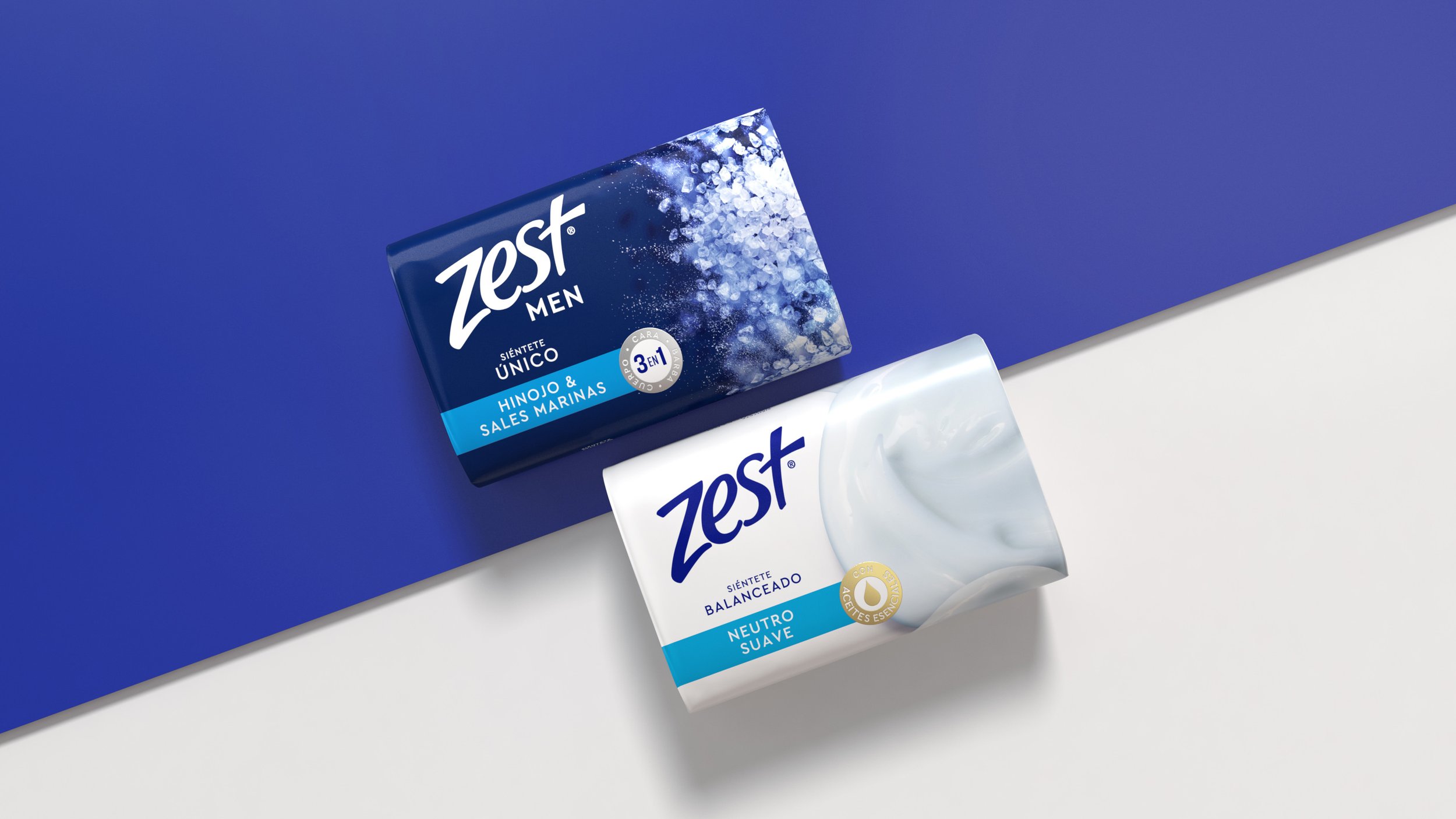 Zest Jabon Logo Zest® 16 Pack Bar Soap Refreshing Aqua Scent With