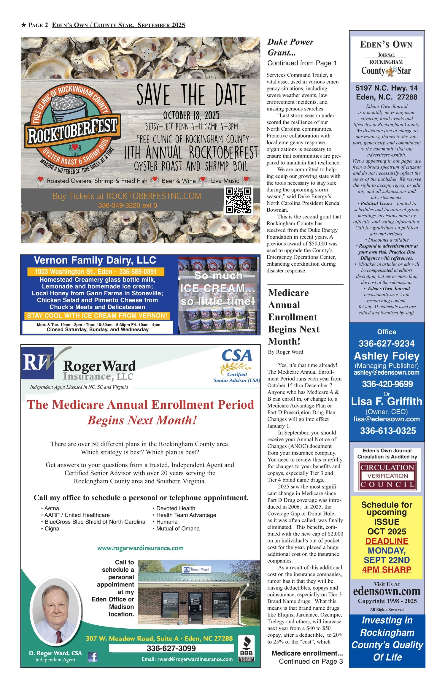 September Issue 2025 — Eden's Own Journal