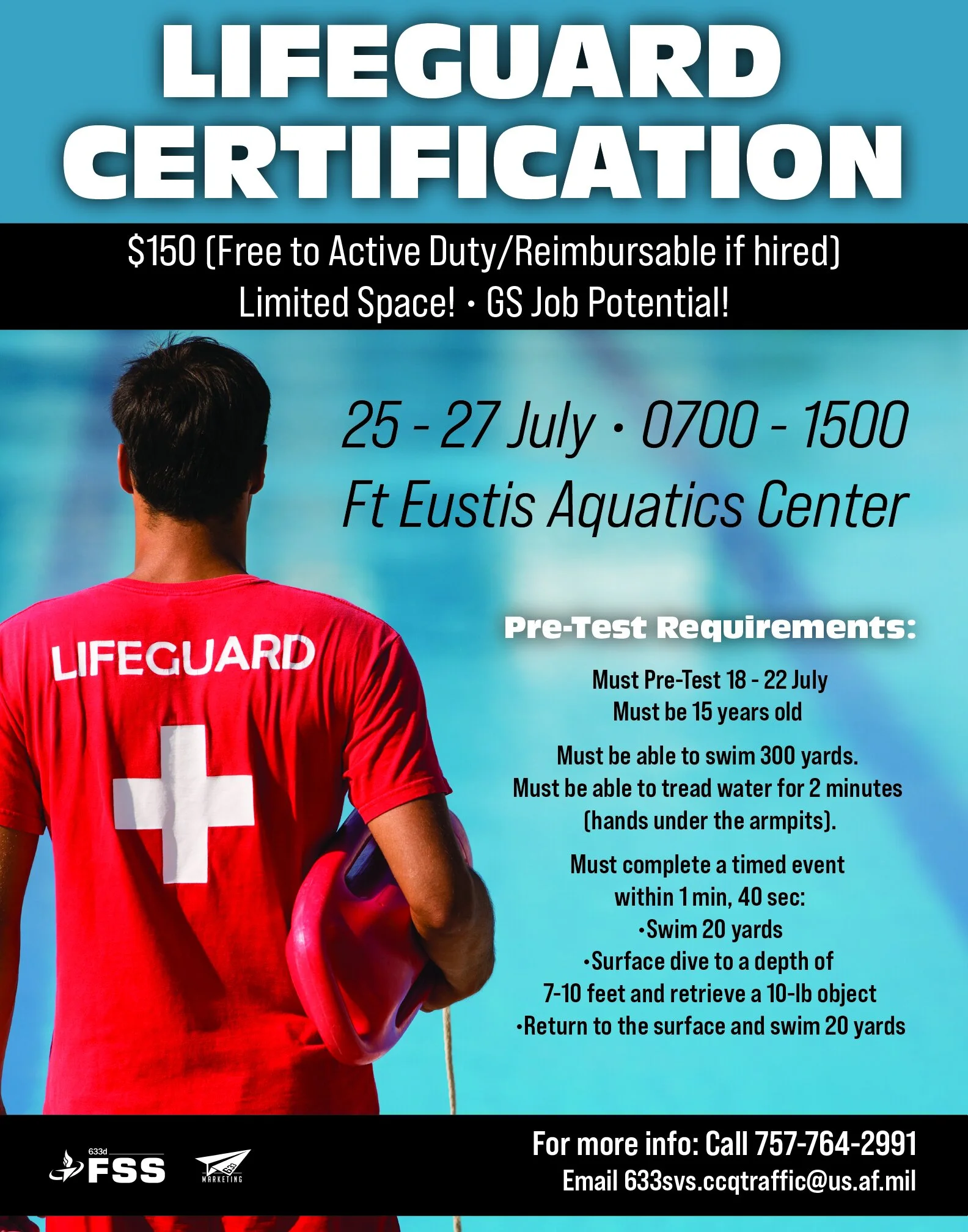 Lifeguard Training Course Flyer