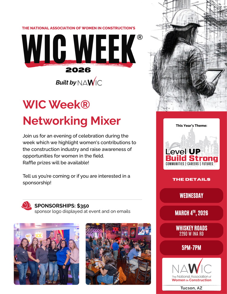 WIC Week® 2026 Tucson Chapter Networking Mixer — NAWIC Tucson Chapter #122