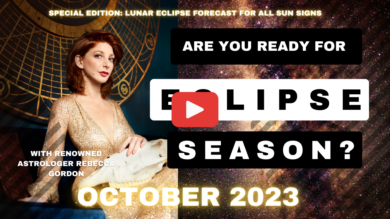 Becoming Muse Podcast Episode: Lunar Solar Eclipse for Sun Signs — Rebecca Gordon Astrology