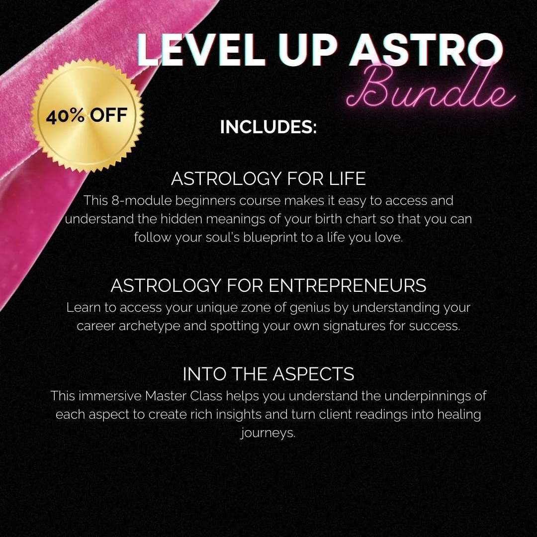 Level-up Astrology Bundle — 40% OFF — Rebecca Gordon Astrology