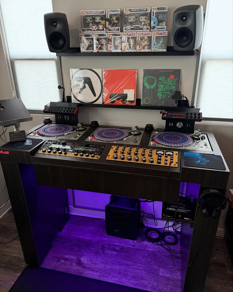 DJ Desks, Studio Furniture & Vinyl Record Storage | Dual