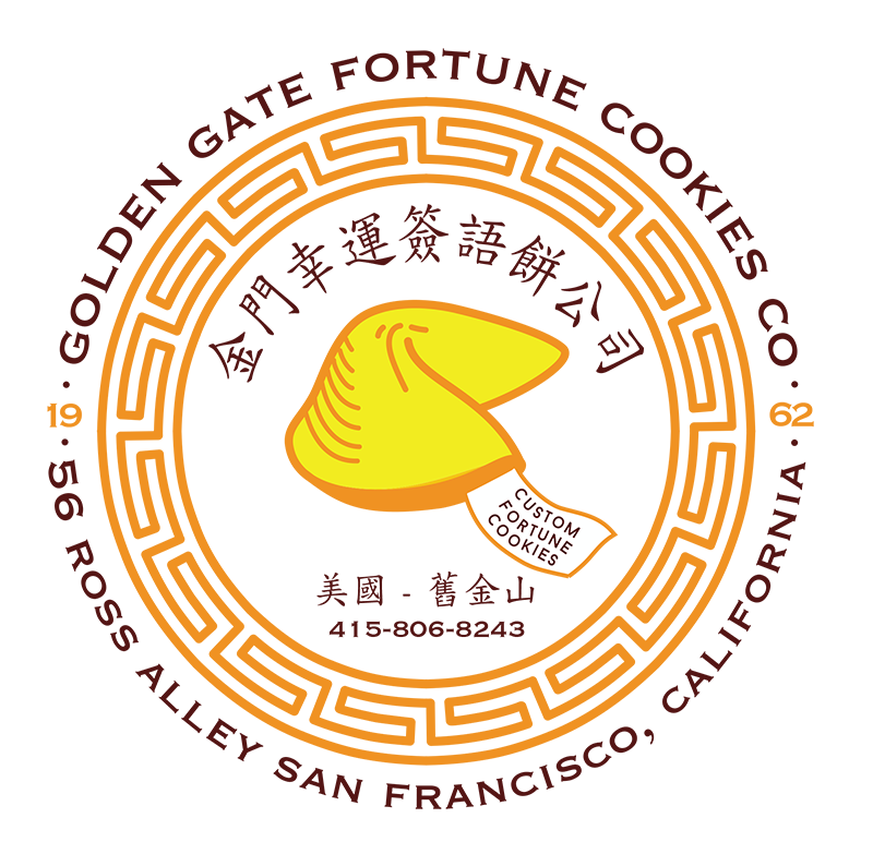 Custom Fortune Cookies - Pack of 100 — Golden Gate Fortune Cookie Factory