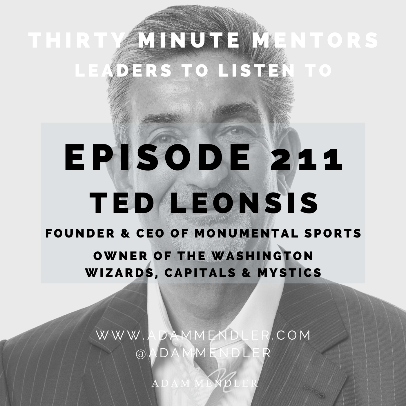 Episode 211: Monumental Sports Founder and CEO Ted Leonsis — Adam ...