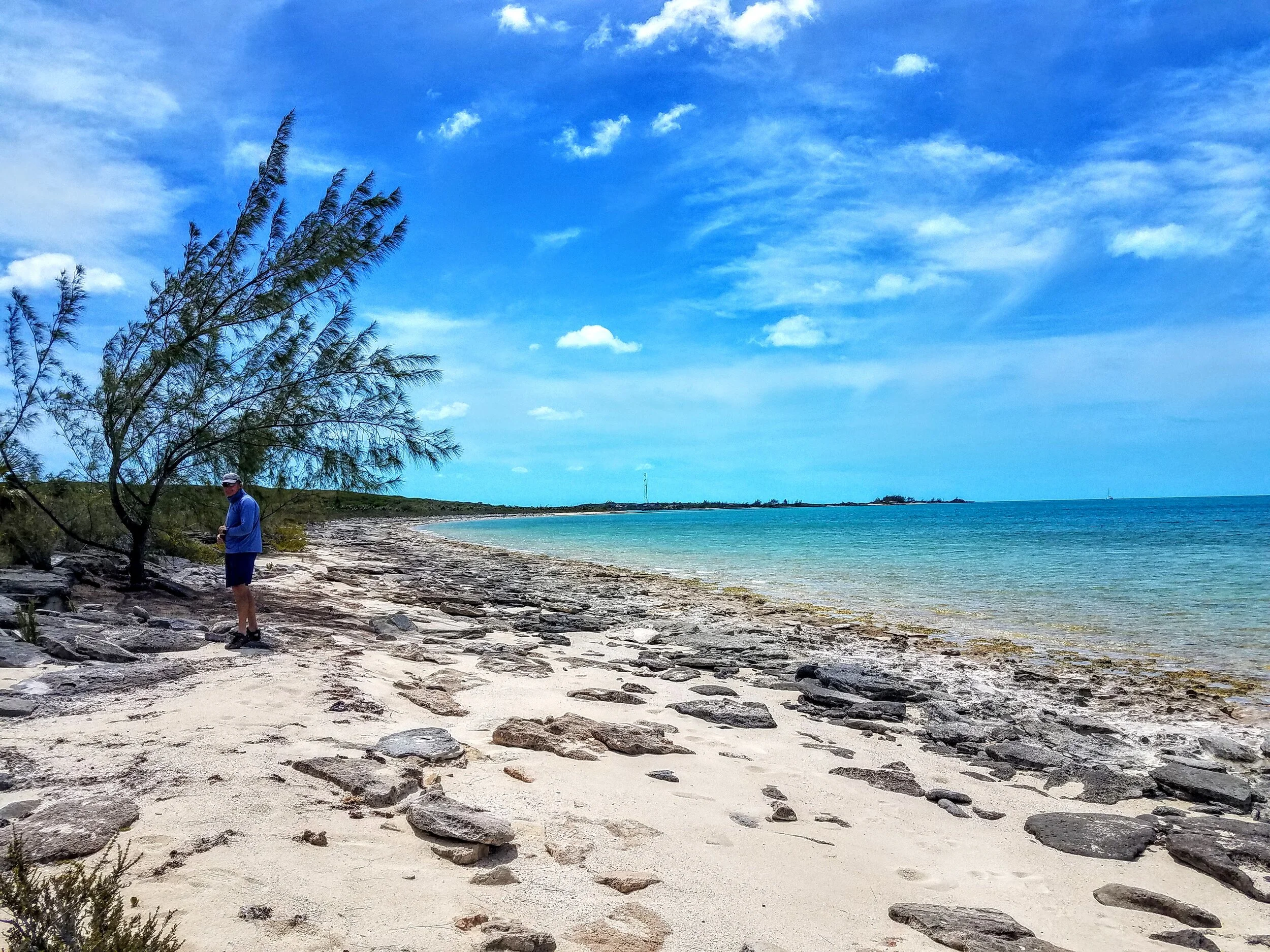 Stocking Island to Hetty's Land & Little Farmers Cay, Exumas, Bahamas ...