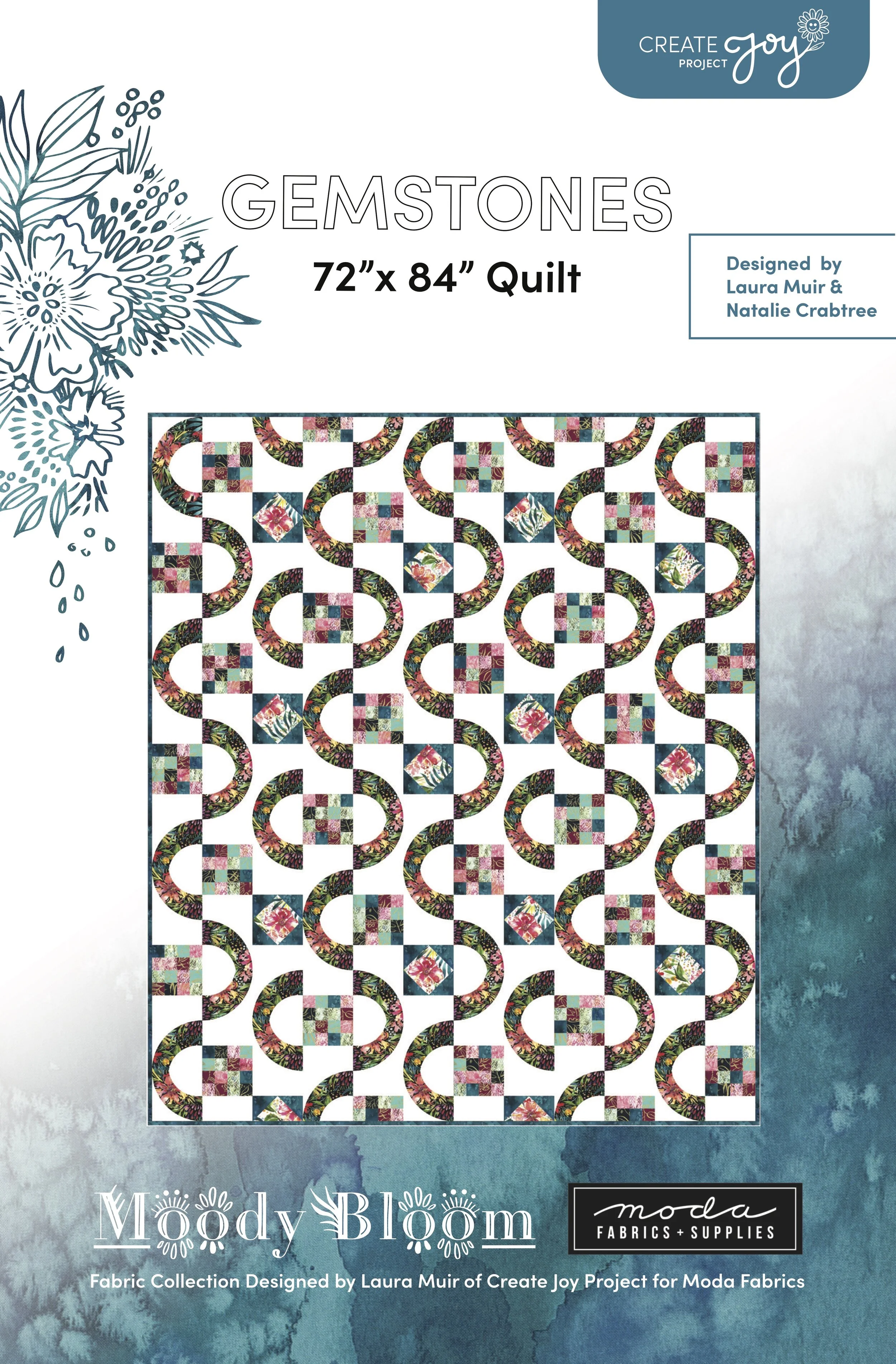 Gemstones Quilt Pattern (PDF) — Create Joy Project