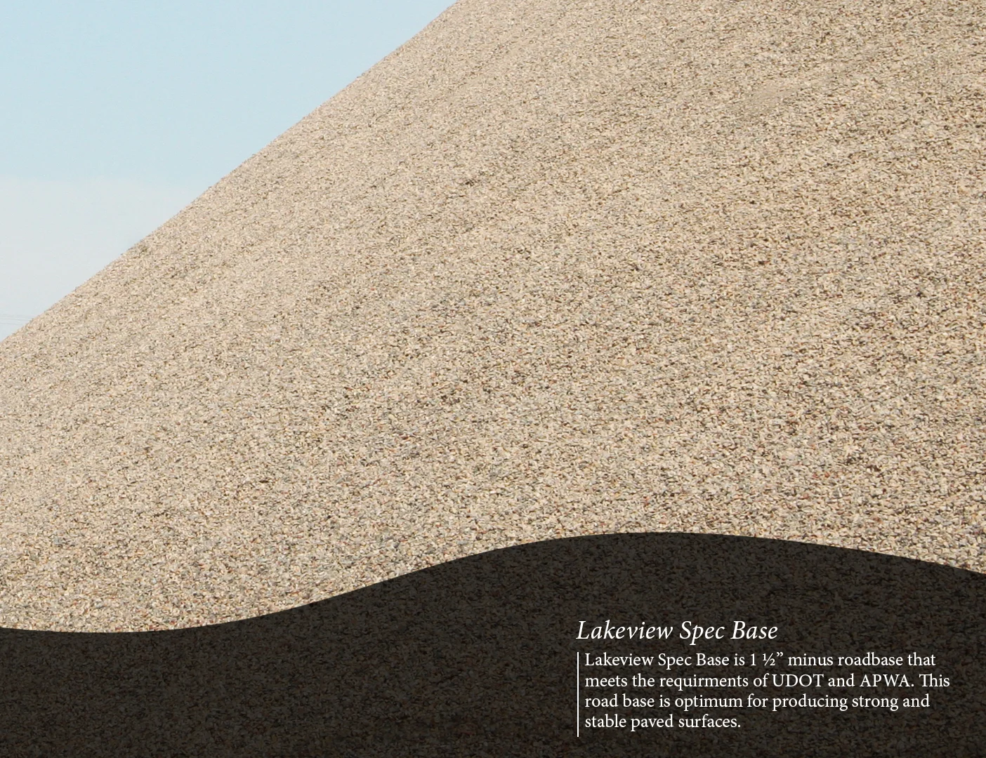 Products — Lakeview Rock Products