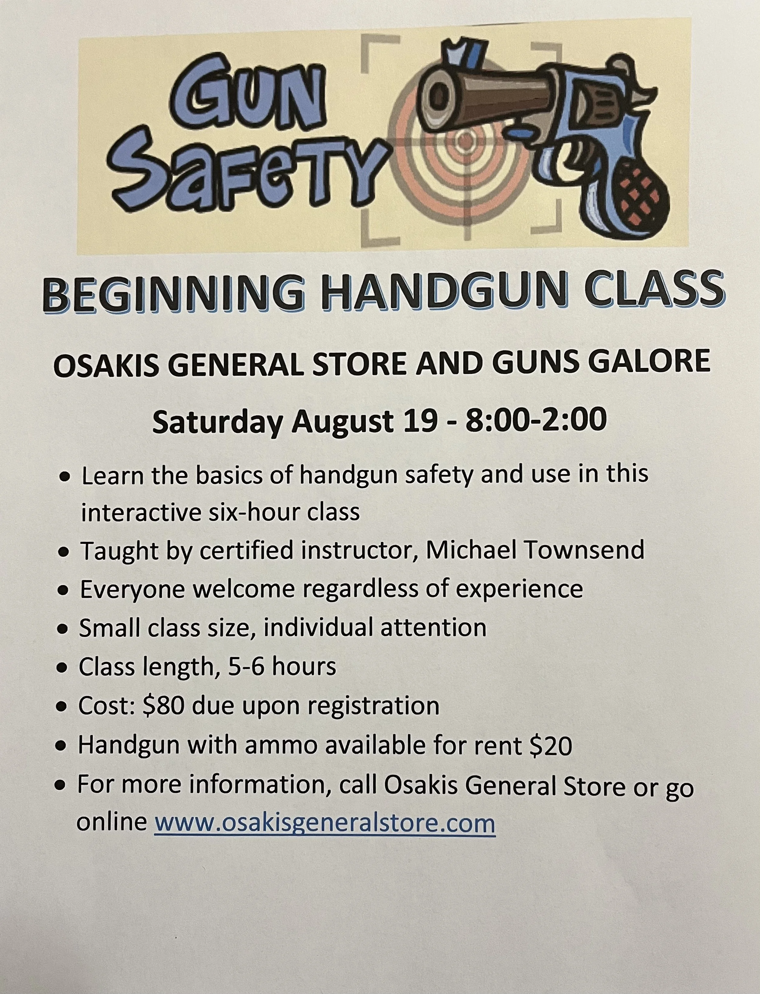 Gun Safety Class