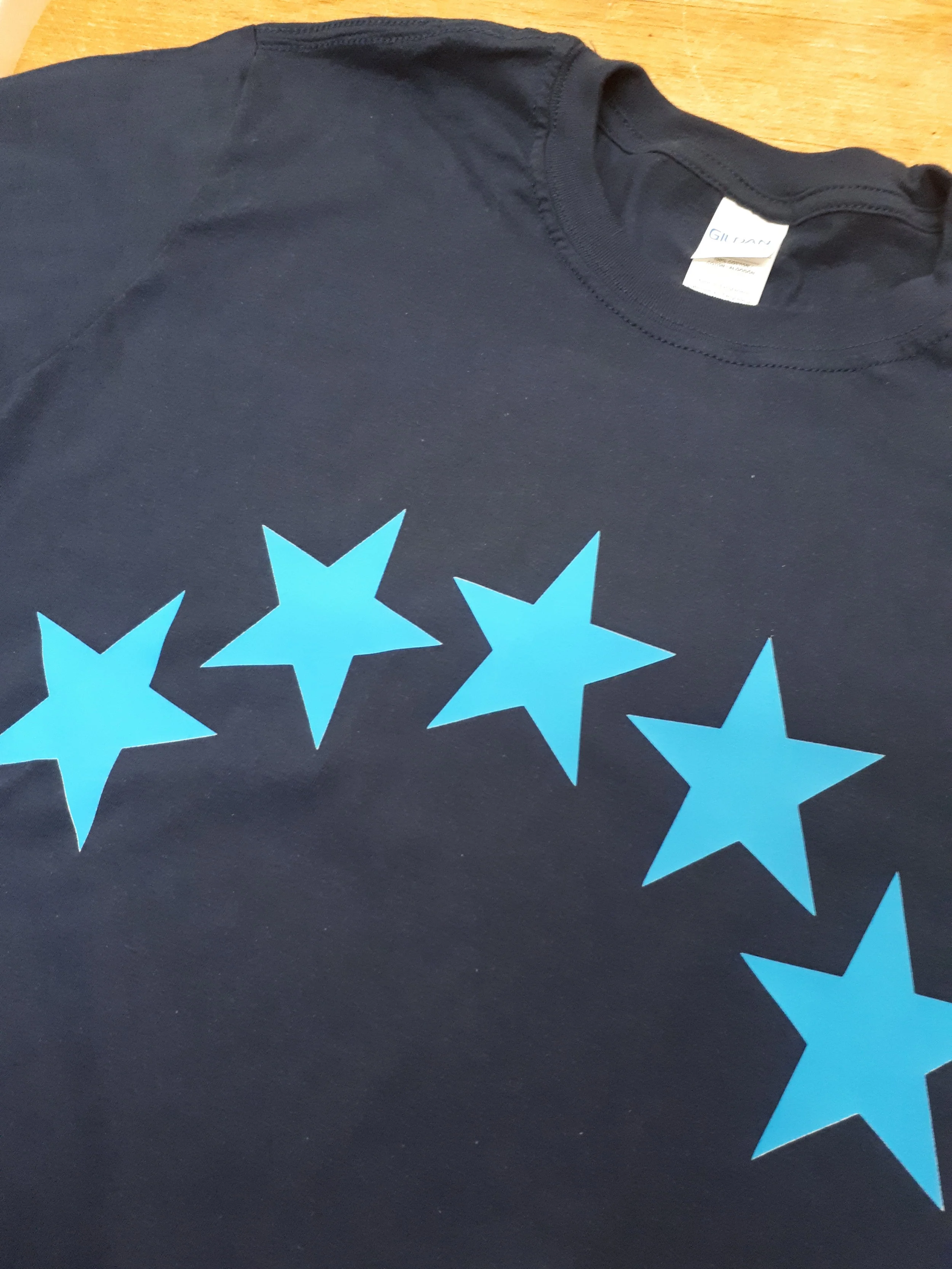 Star Print Long Sleeve T-shirt Pop Art 60s 70s Vintage Mr Freedom Style ...